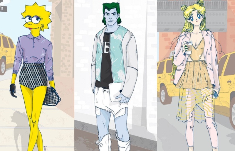 Cartoon Characters Take on New York Fashion Week 2013