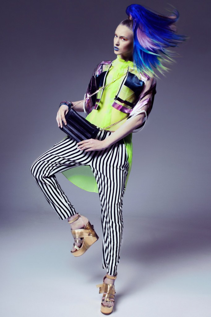 Techni Colored Chic Modeled by Daria Eliza by Marta Macha