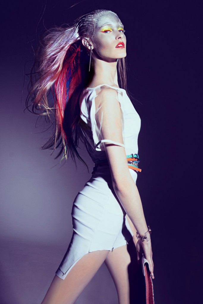 Techni Colored Chic Modeled by Daria Eliza by Marta Macha
