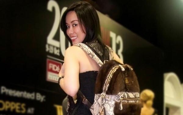 Emily Hwang Wears Roberto Cavalli