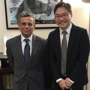 Jack Chia Yew Seng with H.E. Jawed Ashraf, India's Ambassador to ...